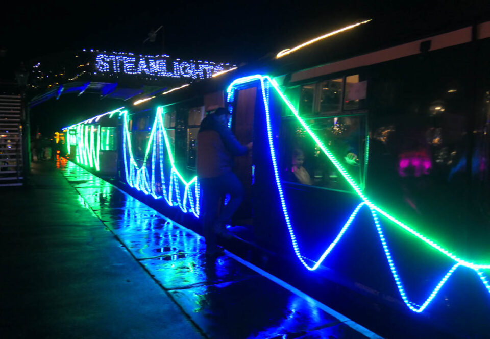 Christmas Light Trails in Sussex this year